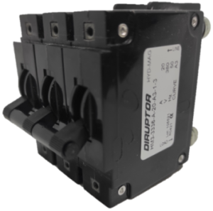Hydraulic magnetic circuit breaker tripolar (HM3) - Diruptor